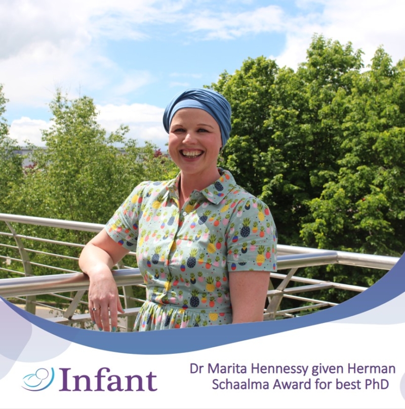 Dr Marita Hennessy given Herman Schaalma Award for best PhD!! – INFANT