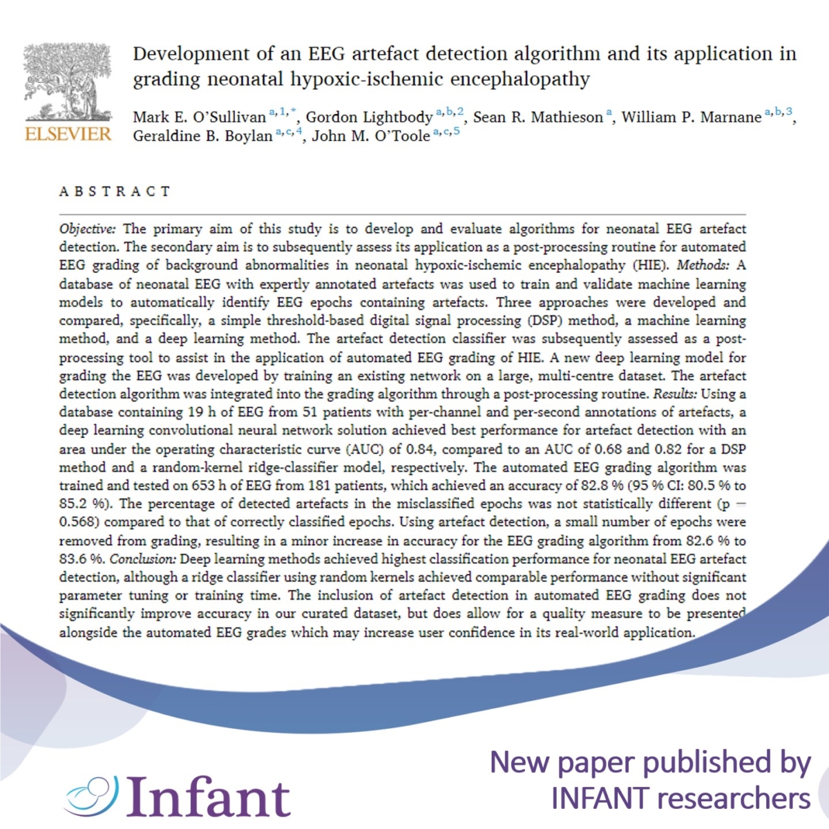 INFANT – A research centre focused entirely on pregnancy, birth and ...